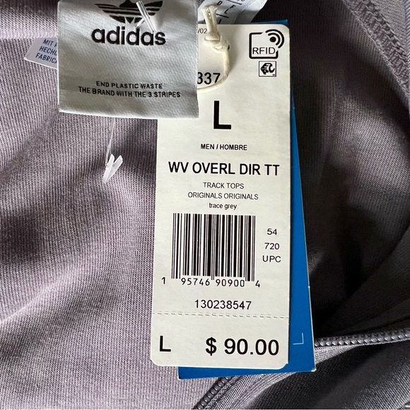 adidas | Jackets & Coats | Adidas End Of Plastic Waste Track Top Jacket ...